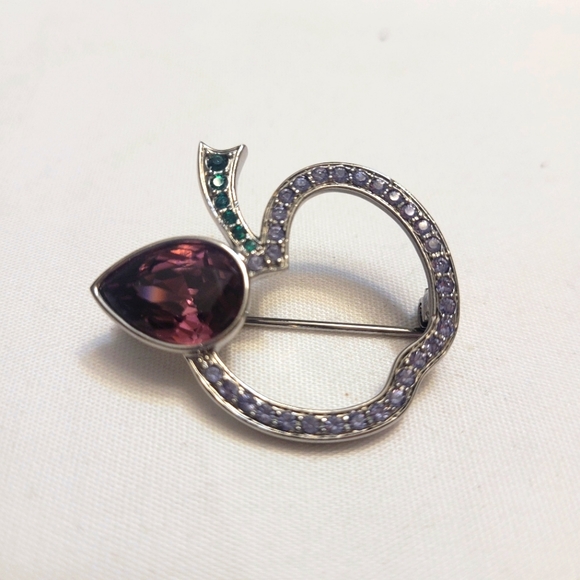 Jewelry | Vintage Apple Brooch | Poshmark
